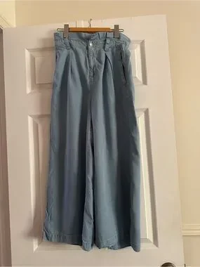 Zara | Jeans | Zara Light Blue Wide Leg Jeans | Poshmark